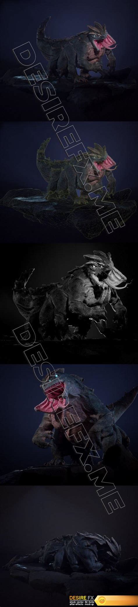 Desire Fx 3d Models Basilisk 3d Model