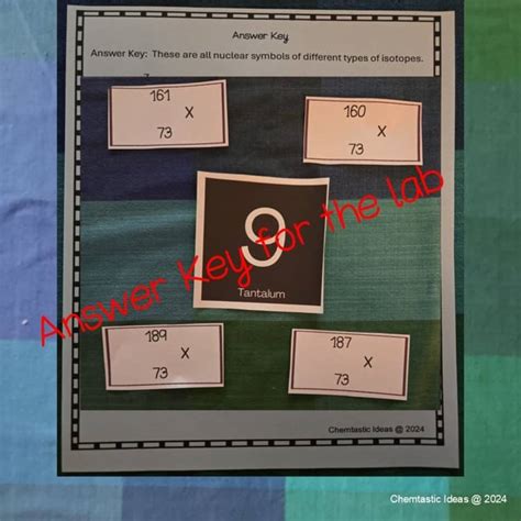 Random Seating Arrangement Activity With Isotopes By Chemtastic Ideas