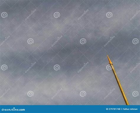 Pararrayos En El Techo De La Casa Foto De Archivo Imagen De Barra