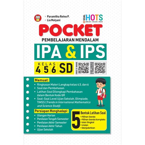 Pocket Ipa And Ips Untuk Sd Kelas 4 5 Dan 6 Yrama Widya Official