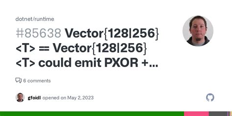 vector{128 256} vector{128 256} could emit pxor ptest combo on x86