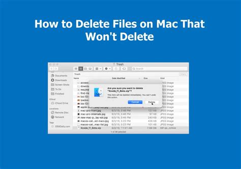 How To Delete File On Desktop That Cannot Be Deleted On Mac Darwins Data