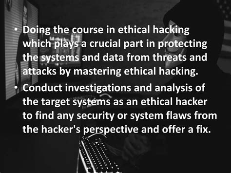 Ethical Hacking Course Ppt Pptx