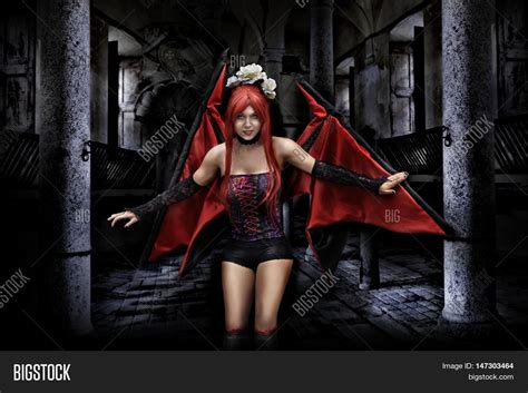 Sexy Vampire Woman Image Photo Free Trial Bigstock