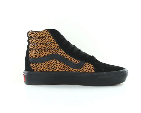 Vans Comfycush Sk8 Hi Reissue Tiny Cheetah Marron Noir Print Vn0a3wmcvws