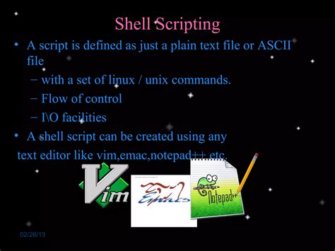 Shell Scripting In Linux Ppt