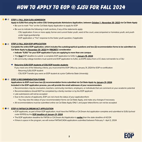 Apply To Eop Educational Opportunity Program