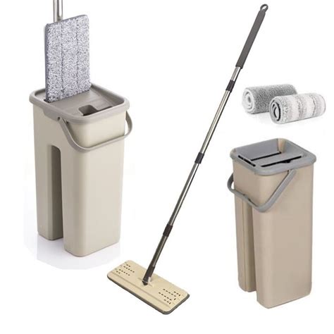 Швабра з відром і самовіджимом Тріумф Spin Mop Scratch Cleaning 360 швабра ледарка — купити по