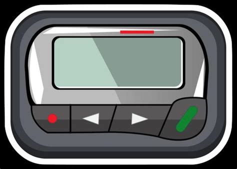 Alpha Numeric Pager Sticker Alpha Pager Old School Texting