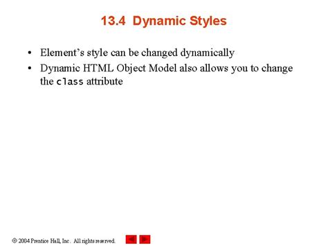 chapter 13 dynamic html object model and collections