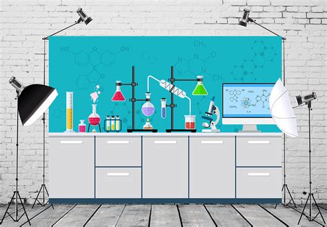 Science Lab Backdrop