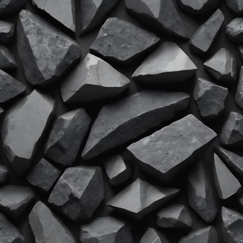 Premium Photo Cool Greyscale Background Of Black Stone Fragments With