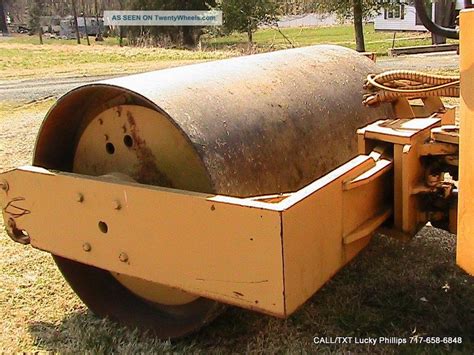 Ingersoll Rand Sp42 Single Vibratory Drum Roller Compactor Detroit Diesel