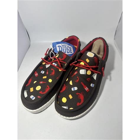 Hey Dude Wally Crawfish Shoes Nib Mens Size 9 Depop