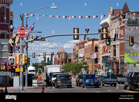 Die Innenstadt Von Cheyenne Wyoming Stockfotografie Alamy