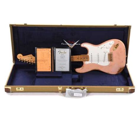 Fender Stratocaster Pink Aged Shell Pink Guitars Electric Solid Body