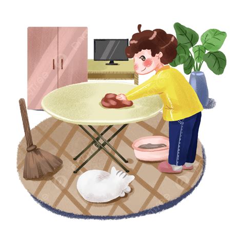 Clean Dinner Table Clipart
