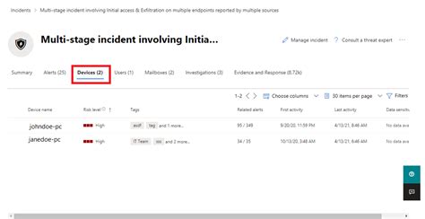 investigate incidents in microsoft 365 defender microsoft learn
