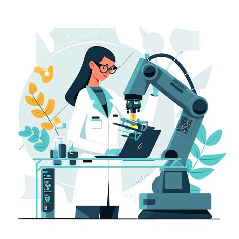 Premium Vector Research Lab Biochemical Engineering