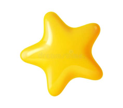 Glossy Yellow Cartoon Playful Twinkle Shape Stock Illustrations 8 Glossy Yellow Cartoon