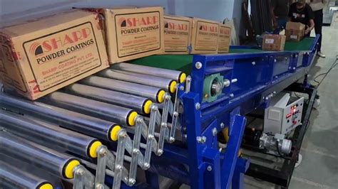 Flexible Roller Conveyor With Loading Unloading Loading Unloading