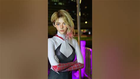 【seeu】spiderman Gwen Stacy Cosplay Youtube