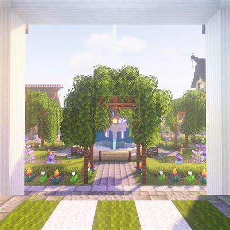 Minecraft Trellis Pergola En 2024