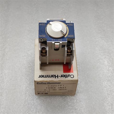 Eaton Cutler Hammer C320tp1 Timer Unit 0 1 30sec