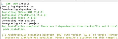 Configuring Flutter Projects In Objective C Byteplus Video Editor Byteplus