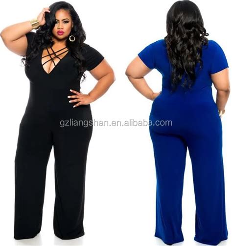 Plus Size Jumpsuit Clubwear Kenjutaku
