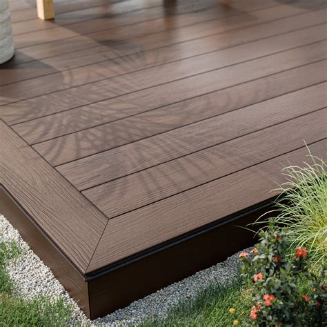 Natural Timber Decorative Outdoor Eco Wood Composite Decking Light Oak Vendome Living