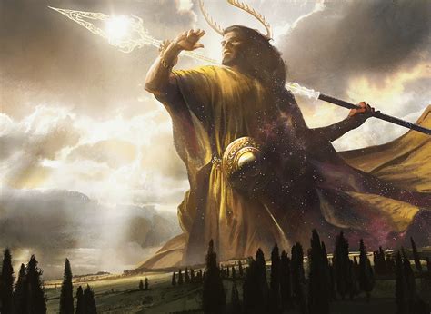 Mtg Art Gods Of Magic The Gathering Theros Set