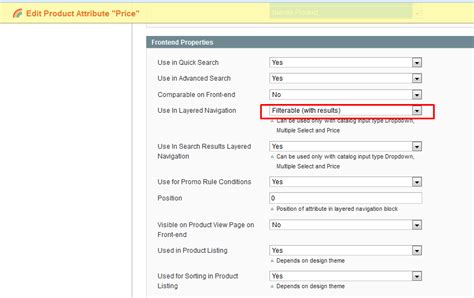 Price Filter Not Showing On Layered Navigation Magento Stack Exchange