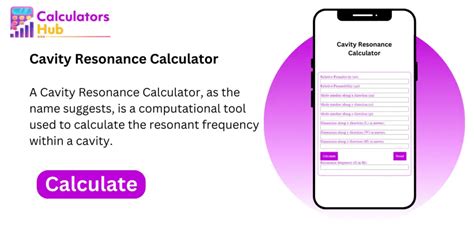 Cavity Resonance Calculator Online Calculatorshub