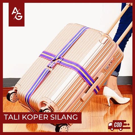 Jual Ag Tali Koper Tali Pengaman Koper Silang Sabuk Koper 2 Arah Strap Koper Luggage