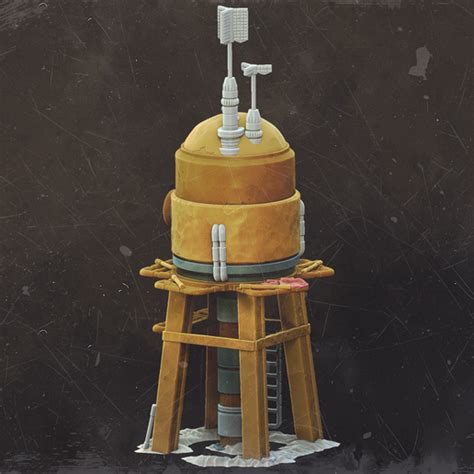 🚰 Mos Jemra Water Tower・ 3d File For 3d Printing・cults