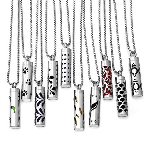 Aromatherapy Necklace Diffuser Pendant 316l Stainless Steel Locket