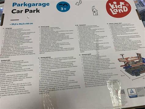 Детски Паркинг Гараж / Игра Паркинг с Коли / Дървен паркинг-гараж с ...