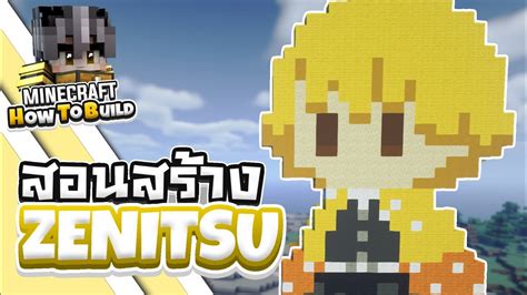 Minecraft Zenitsu Agatsuma Pixel Art Tutorial 8 Final Demon Slayer Images