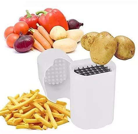 French Fry Cutter Dicer Potato Chips Chipper Vegetable Chopper Easy