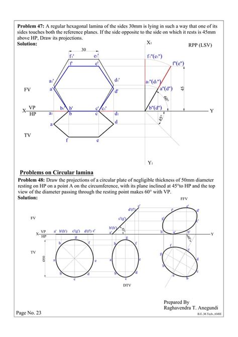 Engineering Graphicsproblems On Plane Surface Pdf