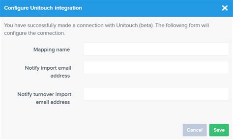 Unitouch Integration
