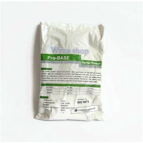 Jual Gips Putih Pro Base Gip Putih Bubuk Putih Gigi Shopee Indonesia