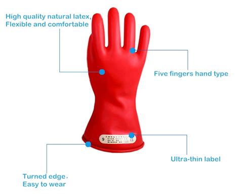 Ppe Plus Latex Low Voltage Protective Class 00 Insulating Gloves For