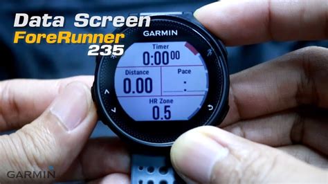 Forerunner 235 ตั้งค่า Data Screen Youtube