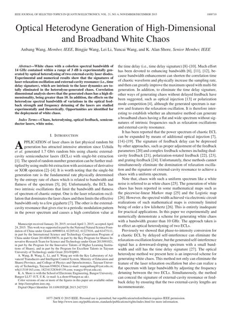 Pdf Optical Heterodyne Generation Of High Dimensional And Broadband