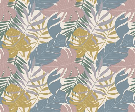 Botanical Leaf Patterns Laptop Skin