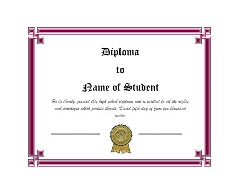 Free Printable Fake And Real Diploma Templates Pdf Word College