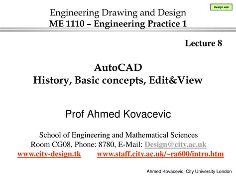 PPT AutoCAD History Basic Concepts Edit View PowerPoint Presentation ID