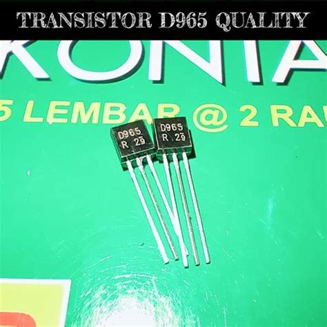 Jual Transistor D965 Raket Kab Tangerang Refla Part Elc Tokopedia